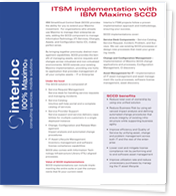 ITSM implementation with IBM Maximo SCCD