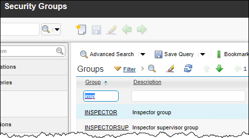 Enabling Access to Inspections Work Centers