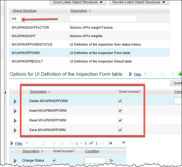 Enabling Access to Inspections Work Centers