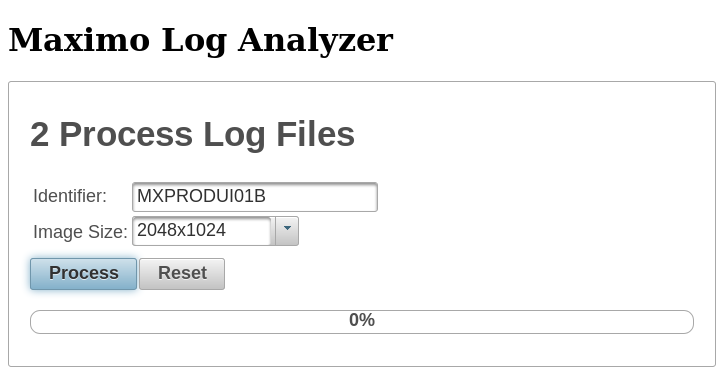 Maximo Log Analyzer