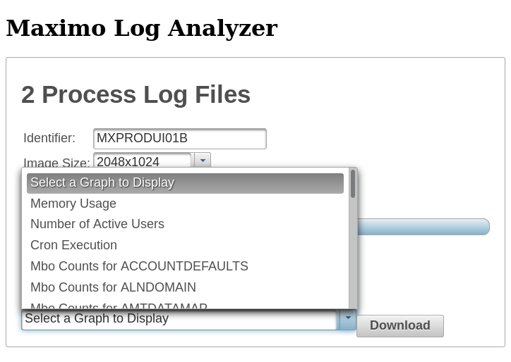Maximo Log Analyzer