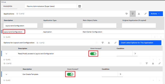 Enabling MAS Start Centers